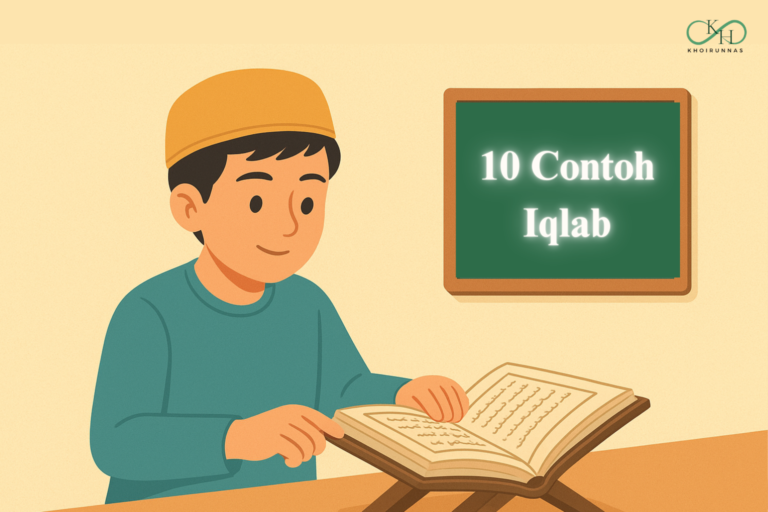 10 Contoh Iqlab Dalam Al-Qur'an Serta Penjelasannya - khoirunnas